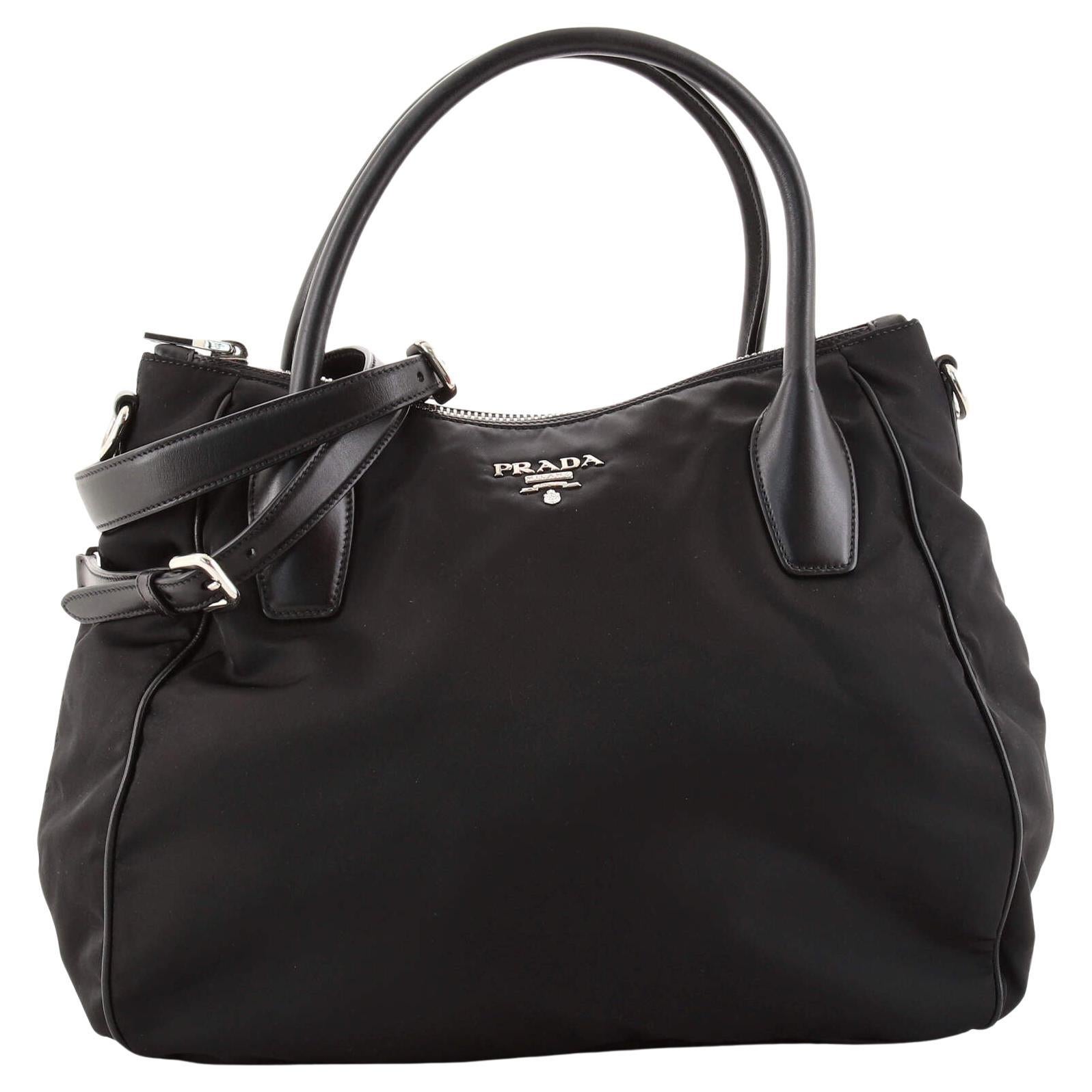 Prada Convertible Satchel Tessuto Medium at 1stDibs