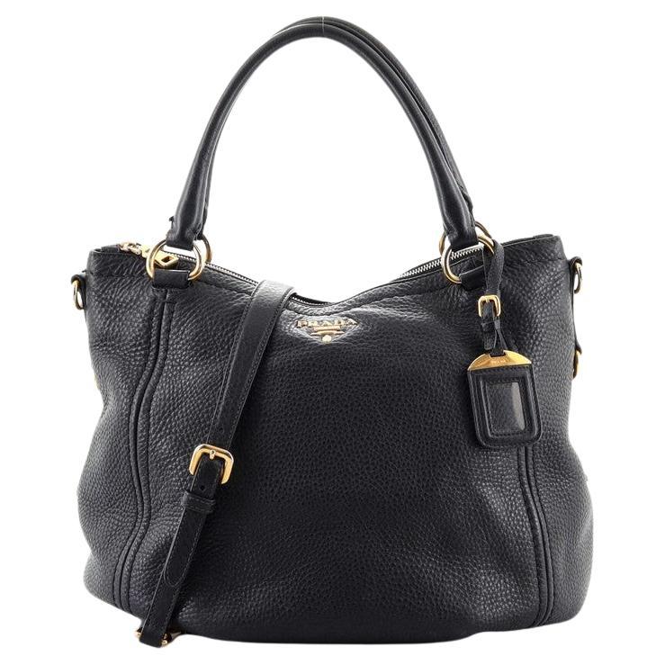 Prada Gaufre Convertible Satchel Nappa Leather Medium at 1stDibs