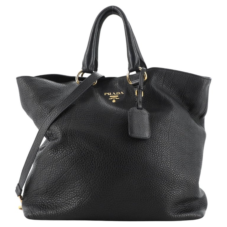 Prada Convertible Shopper Tote Vitello Daino Large at 1stDibs