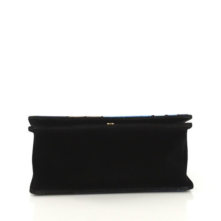 Prada Cubist Top Handle Bag Printed Velvet at 1stDibs