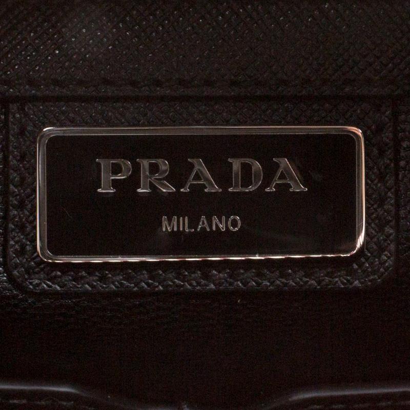 Prada Dark Red Saffiano Leather Travel Briefcase For Sale at 1stDibs