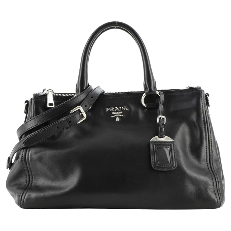 Prada Double Zip Convertible Tote Soft Calf Large at 1stDibs