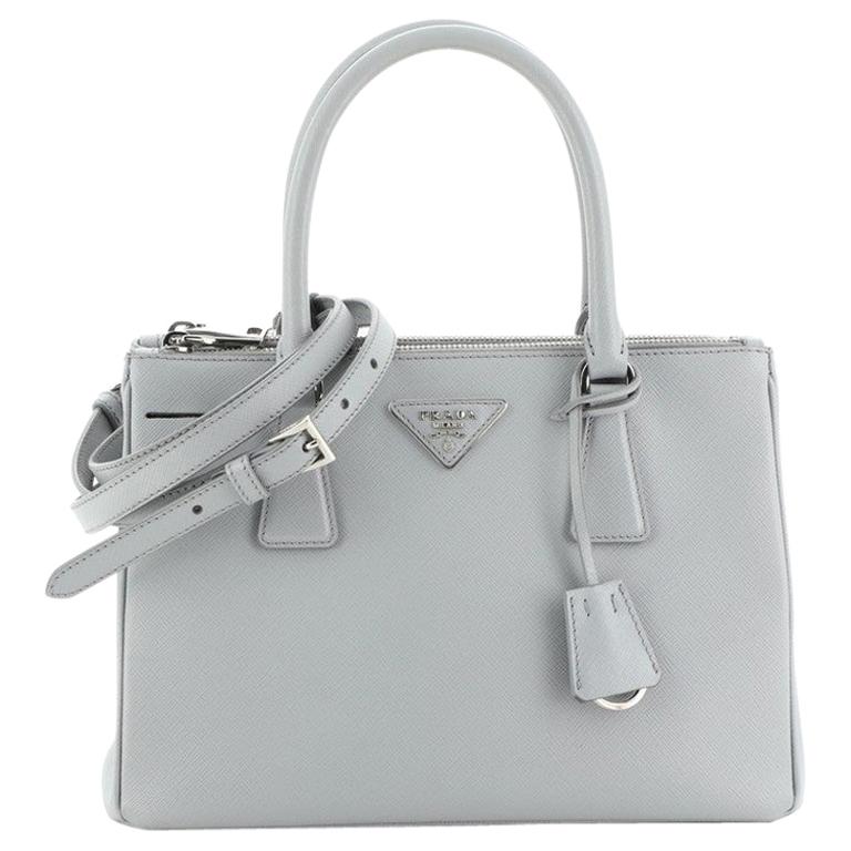 Prada Double Zip Lux Tote Saffiano Leather Small at 1stDibs