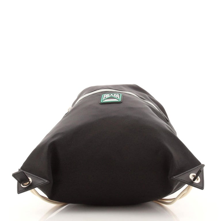 Prada Drawstring Backpack Tessuto Medium at 1stDibs