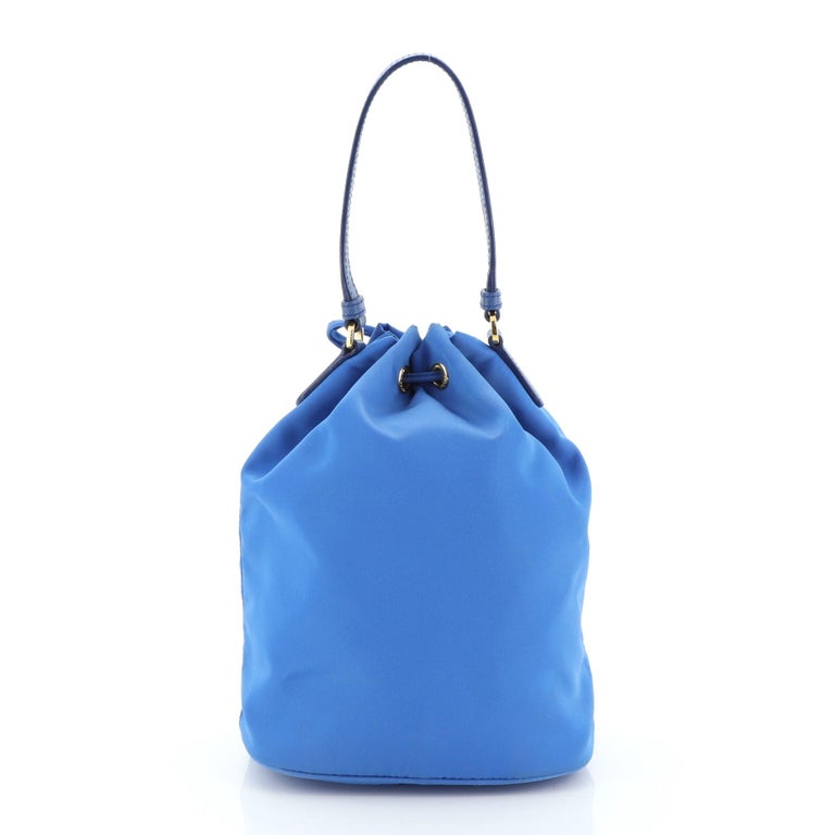 Prada Drawstring Bucket Bag Tessuto Small at 1stDibs