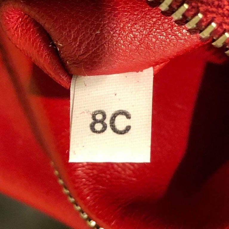 Prada Fold Over Chain Clutch Soft Calfskin Medium at 1stDibs