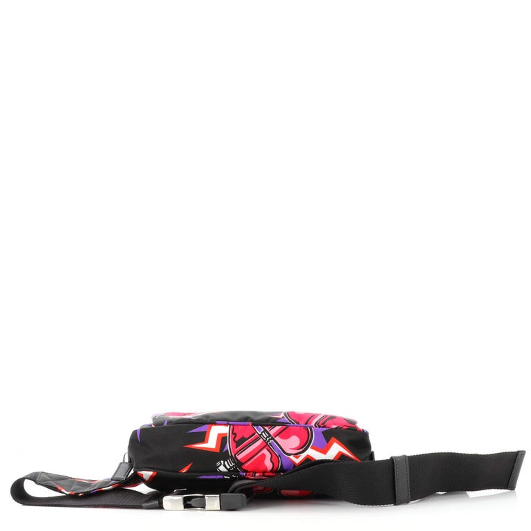 Prada Frankenstein Belt Bag Printed Tessuto at 1stDibs
