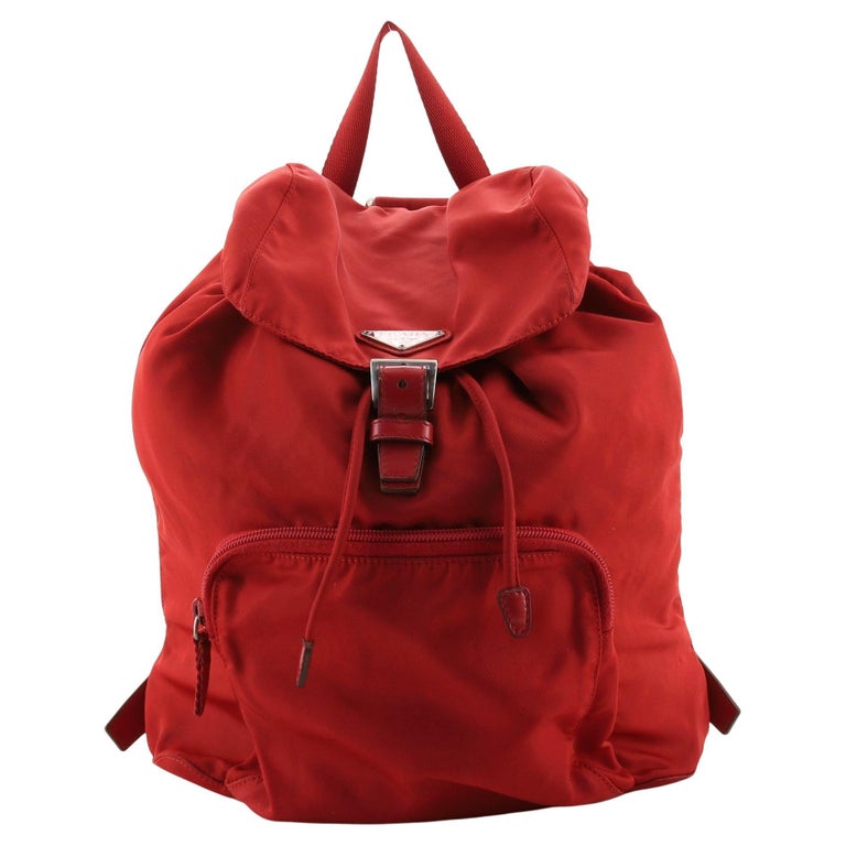 Prada Front Pocket Backpack Tessuto Medium at 1stDibs