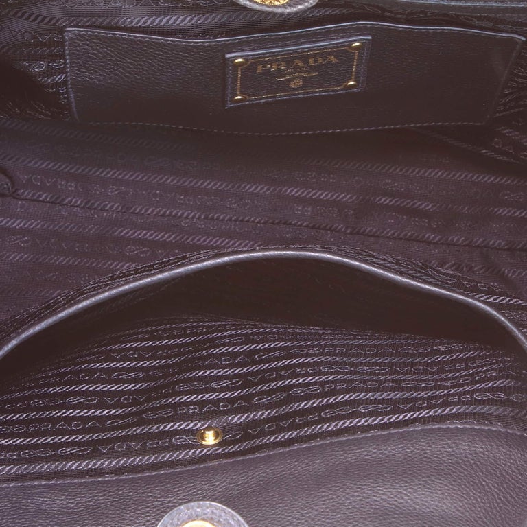 Prada Front Pocket Convertible Tote Vitello Daino Large at 1stDibs
