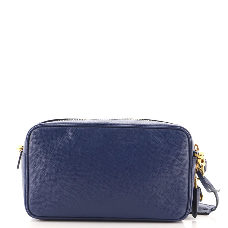Prada Front Pocket Crossbody Bag Saffiano Leather Small For Sale at 1stDibs