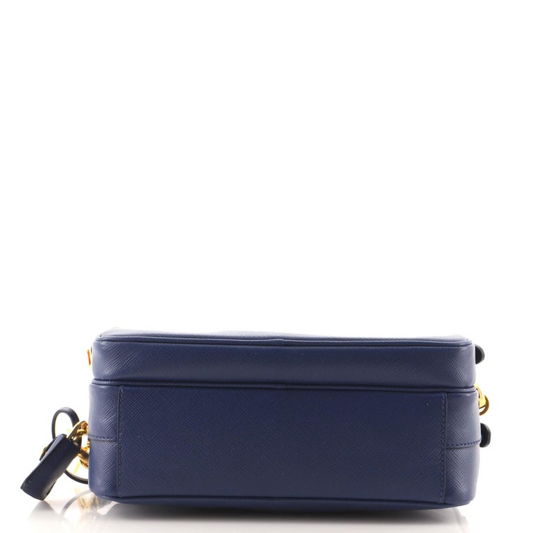 Prada Front Pocket Crossbody Bag Saffiano Leather Small For Sale at 1stDibs