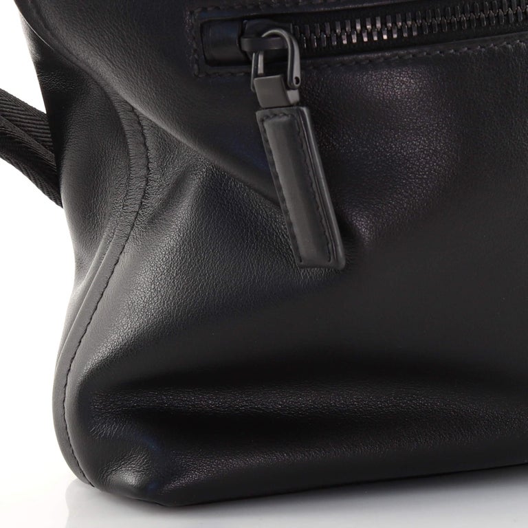 Prada Front Pocket Messenger Bag Soft Calfskin Medium For Sale at 1stDibs
