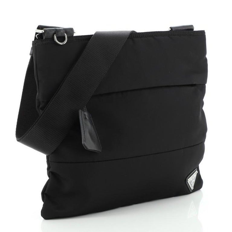 Prada Front Pocket Messenger Bag Tessuto Medium at 1stDibs