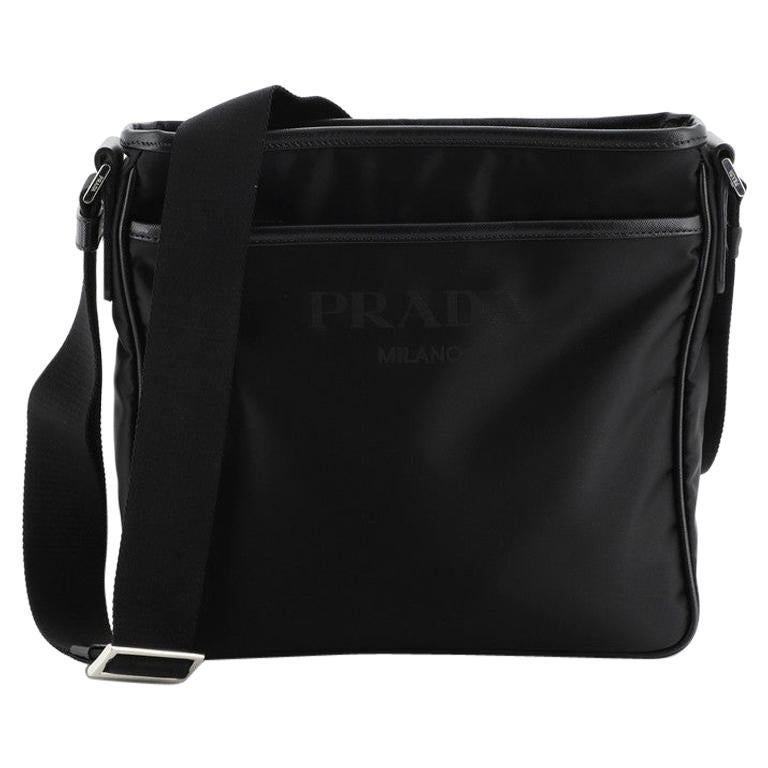 Prada Front Pocket Messenger Bag Tessuto Medium at 1stDibs