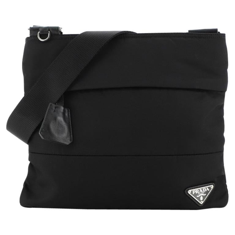 Prada Front Pocket Messenger Bag Tessuto Medium at 1stDibs