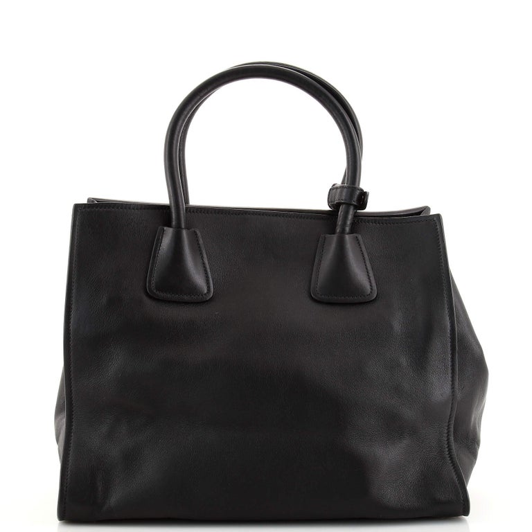 Prada Front Pocket Wing Convertible Tote Soft Calf For Sale at 1stDibs