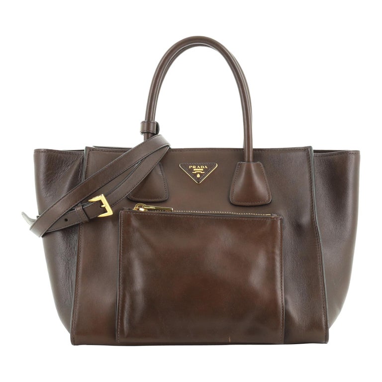 Prada Front Pocket Wing Convertible Tote Soft Calfskin at 1stDibs ...