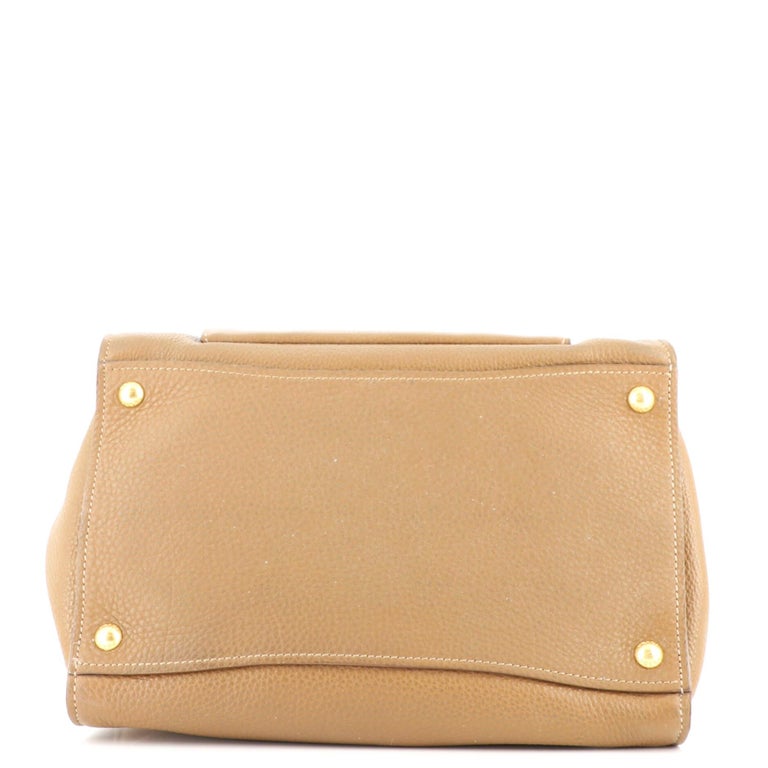 Prada Front Pocket Wing Convertible Tote Vitello Daino For Sale at 1stDibs