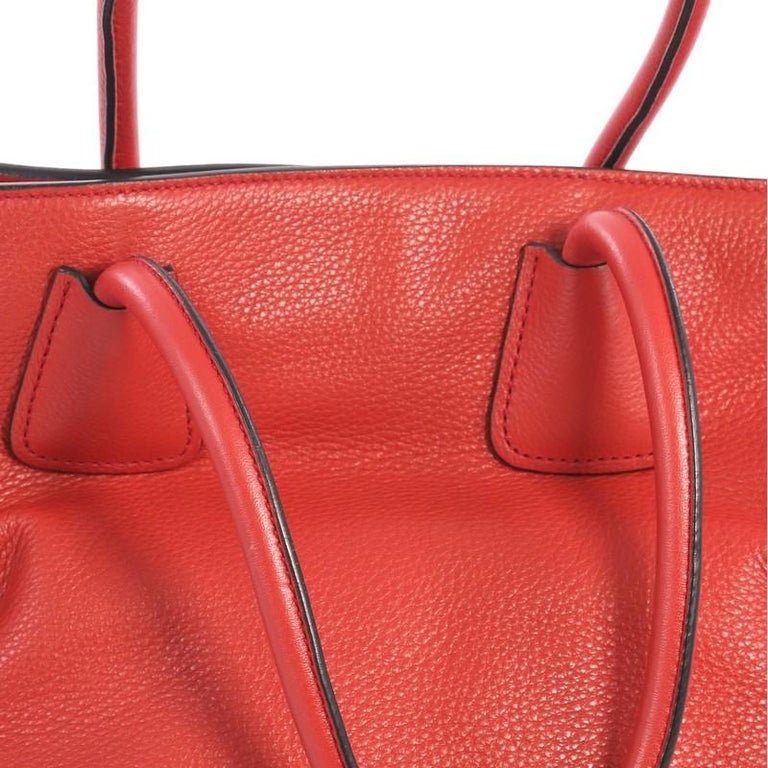 Prada Front Pocket Wing Convertible Tote Vitello Daino at 1stDibs