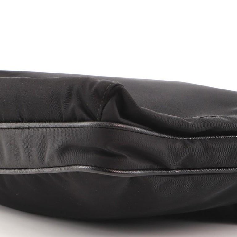 Prada Front Pocket Zip Messenger Bag Tessuto with Saffiano Leather ...