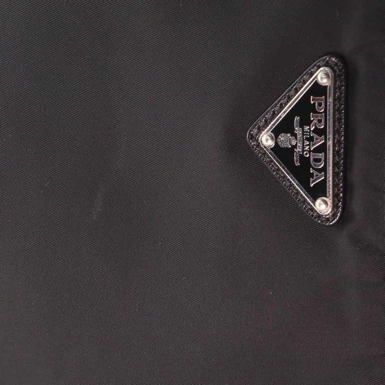 Prada Front Pocket Zip Messenger Bag Tessuto with Saffiano Leather ...