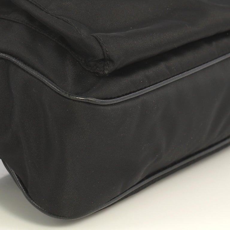 Prada Front Pocket Zip Tote Tessuto Medium at 1stDibs