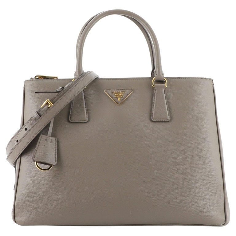 Prada Galleria Double Zip Tote Saffiano Leather Medium at 1stDibs