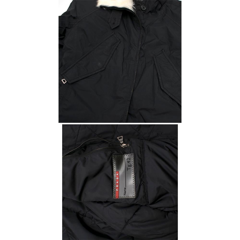 Prada Gore-Tex Fur detailed Jacket XS at 1stDibs | prada rn 98339 ca 34767 jacket, rn 98339 ca ...