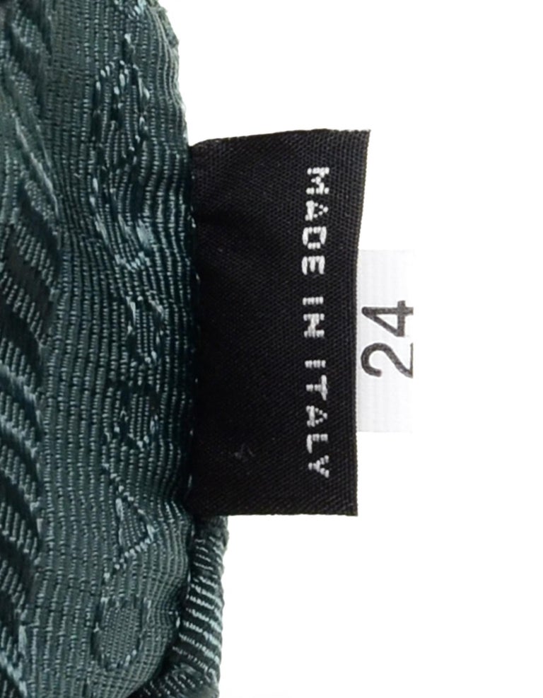 Prada Green Nylon Small Fanny Pack/ Belt Bag 30" - 34" at 1stDibs ...