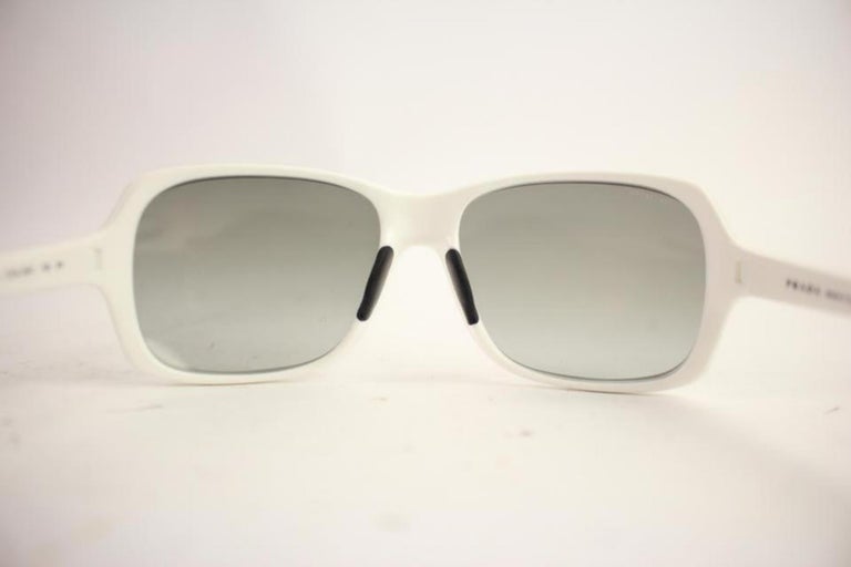 Prada Grey N White Sps07l 61 18 Zvg-3m1 56pac920 Sunglasses For Sale at ...