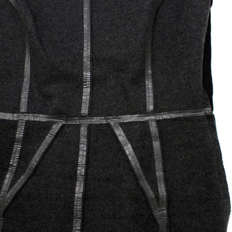 Prada Grey Wool Tailored Dress and Jacket - Size US 6 For Sale at 1stDibs