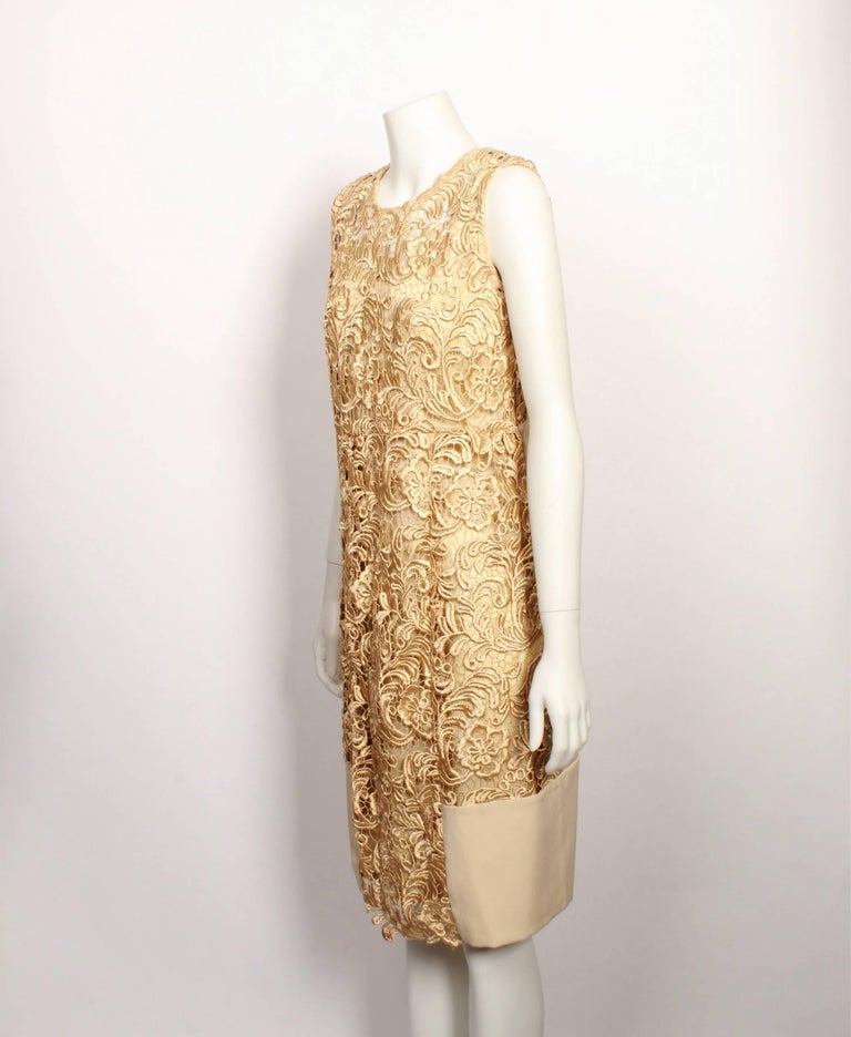 Prada Guipure Lace Shell Dress at 1stDibs
