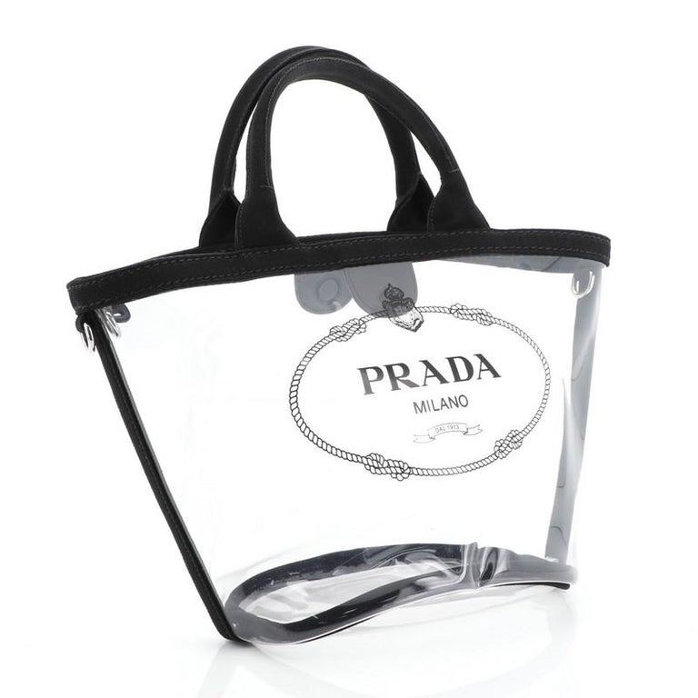Prada Logo Tote PVC at 1stDibs