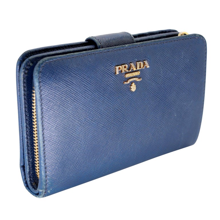 Prada Milano Saffiano Leather Travel Wallet PR-W1005P-A003 For Sale at ...