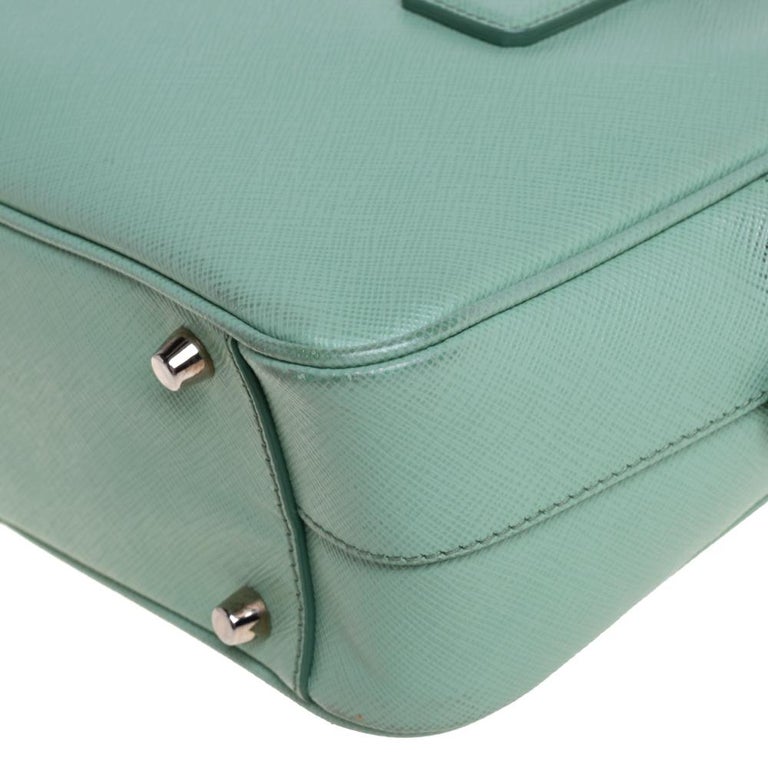 Prada Mint Green Leather Camera Crossbody Bag at 1stDibs | mint prada bag