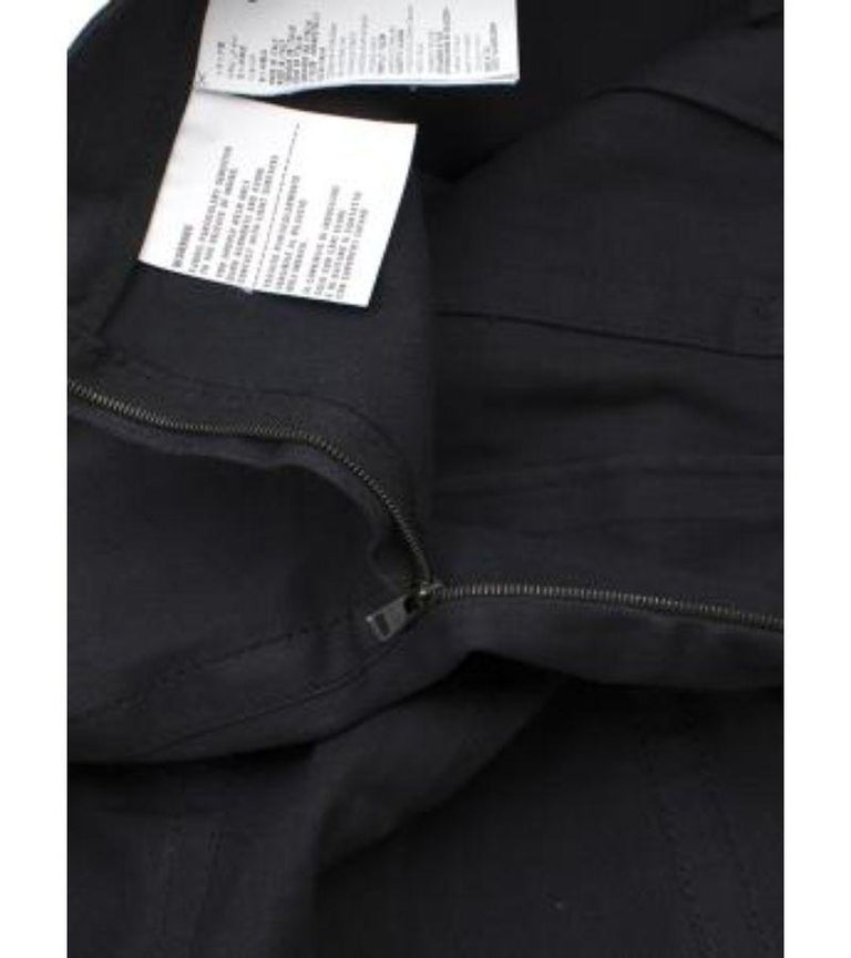 Prada Navy Pencil Skirt For Sale at 1stDibs