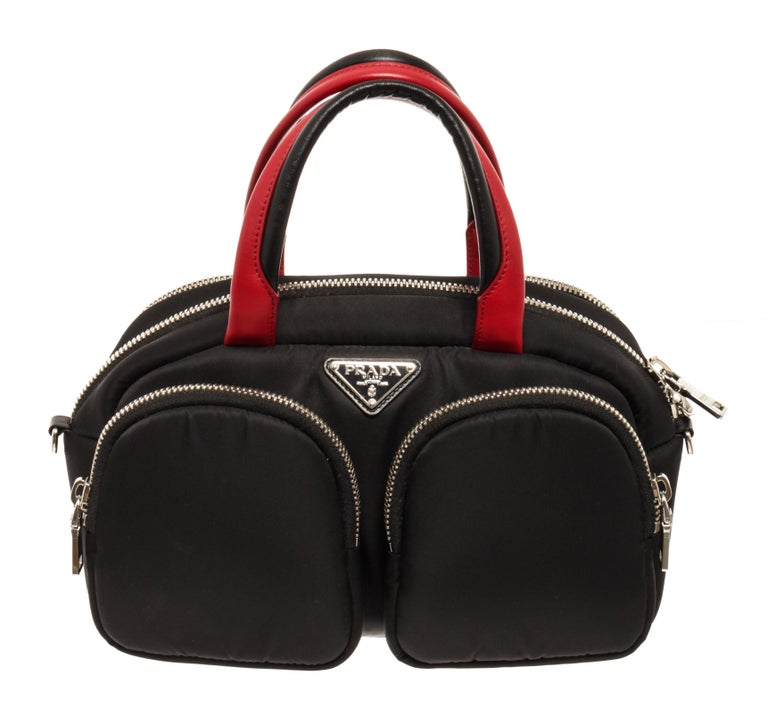 Prada Nylon Cargo Top Handle Bag at 1stDibs