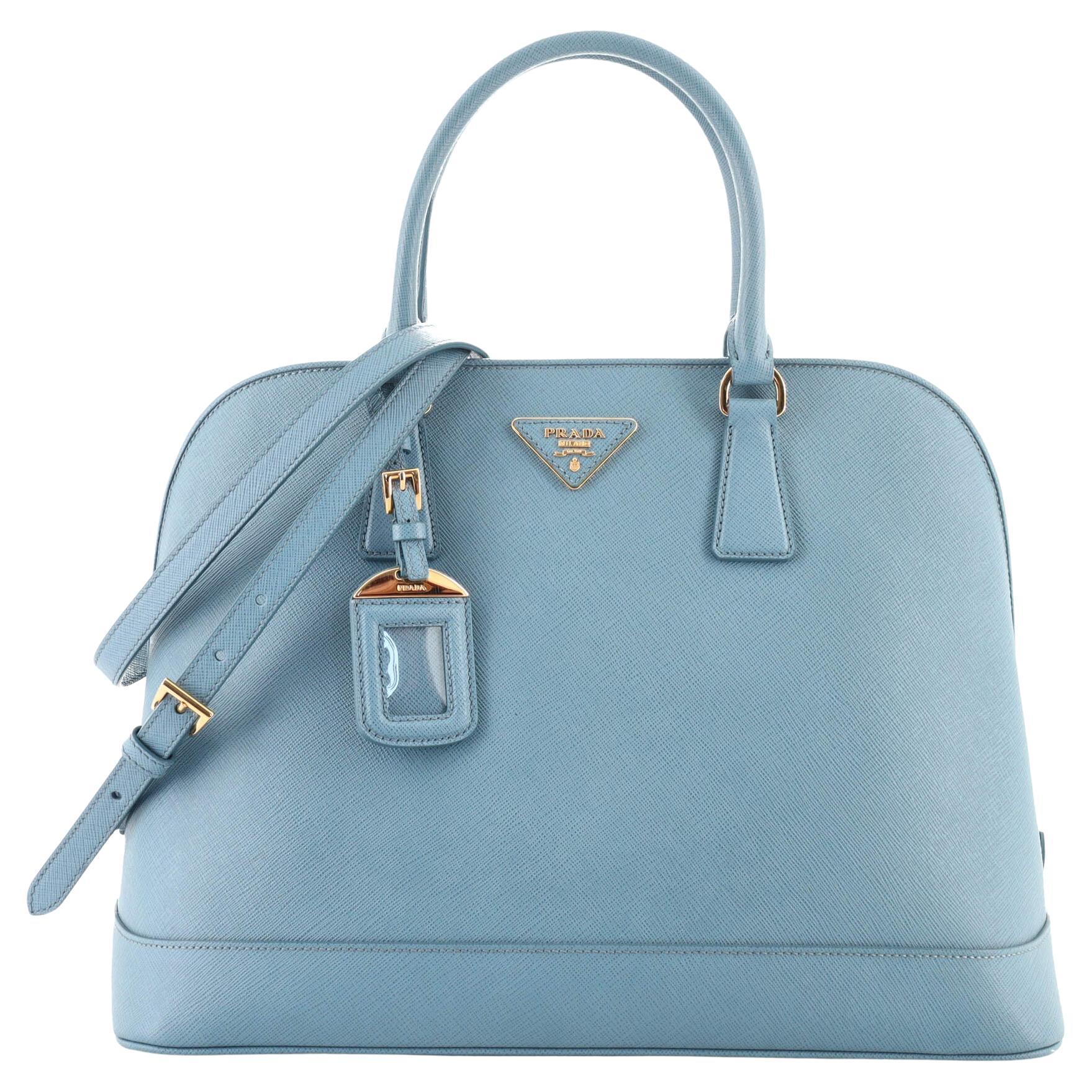 Prada Lux Convertible Boston Bag Saffiano Leather Mini For Sale at 1stDibs