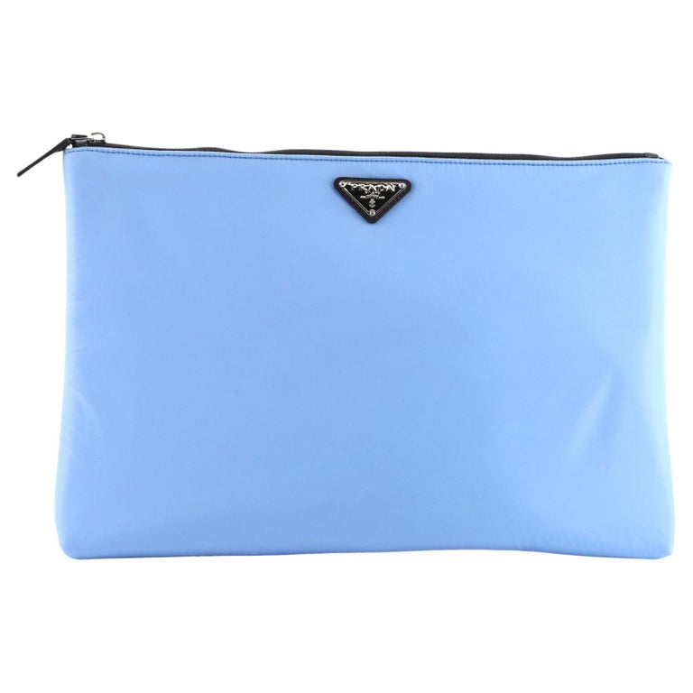Prada Padded Clutch Tessuto Medium at 1stDibs