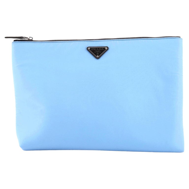 Prada Padded Clutch Tessuto Medium at 1stDibs