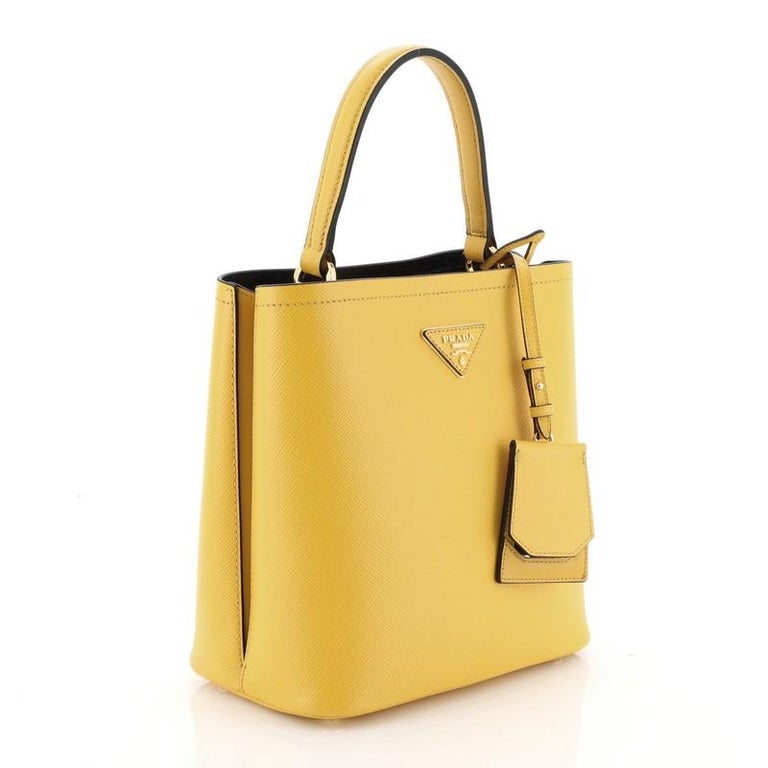 Prada Panier Bucket Bag Saffiano Leather Medium at 1stDibs | prada ...
