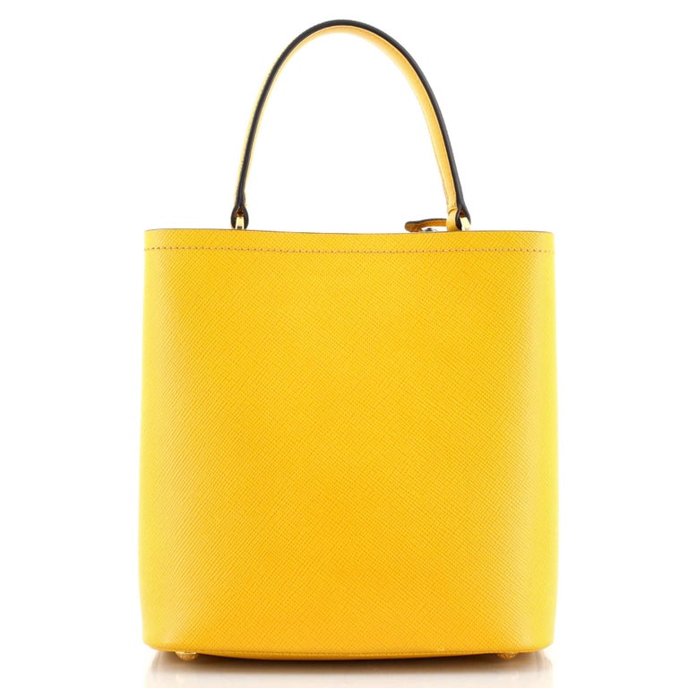 Prada Panier Bucket Bag Saffiano Leather Medium at 1stDibs