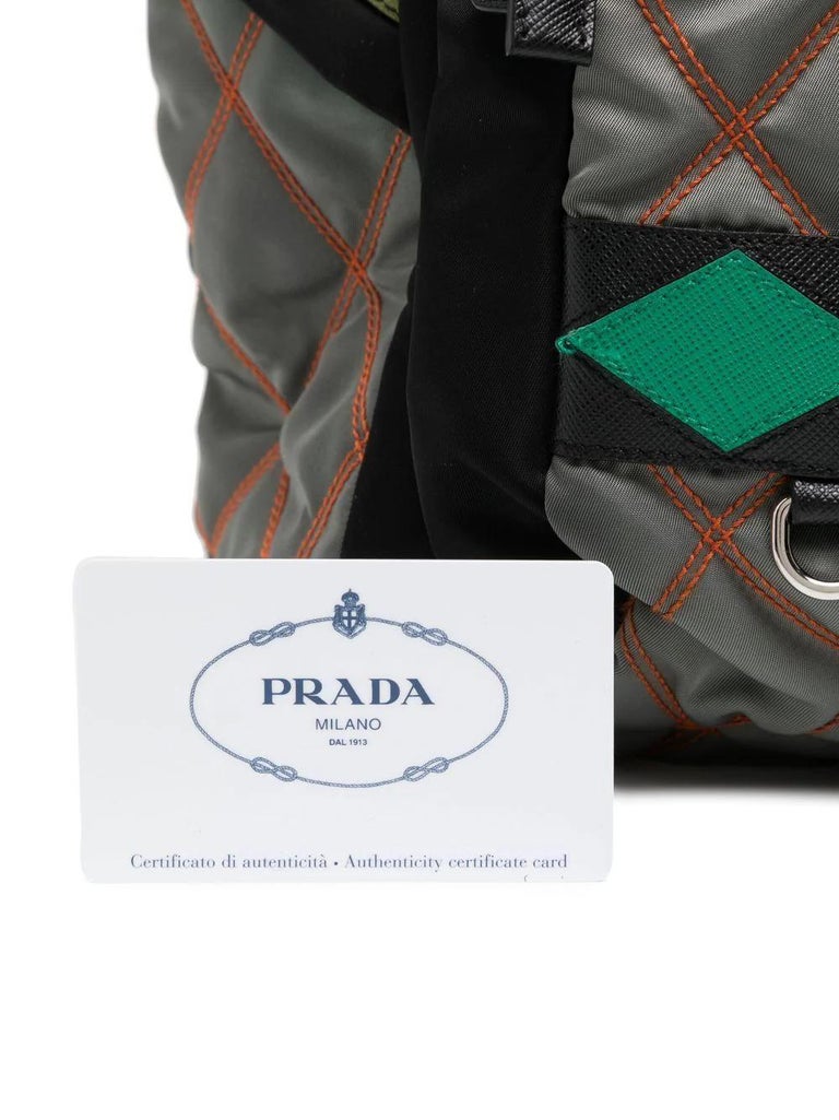 Prada patchwork travel bag at 1stDibs