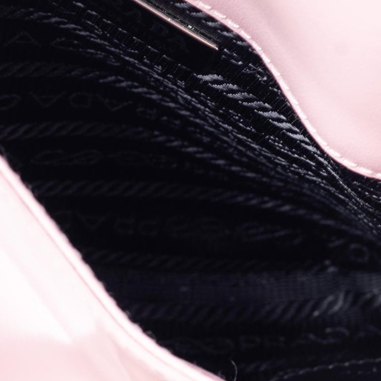 Prada Pink Cleo Leather Shoulder Bag at 1stDibs