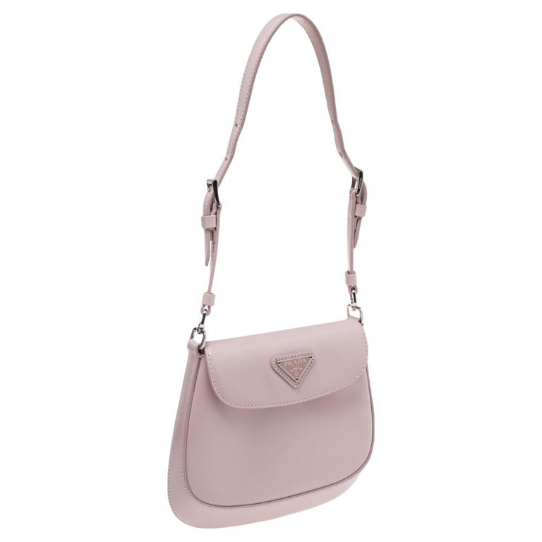 Prada Pink Cleo Leather Shoulder Bag at 1stDibs