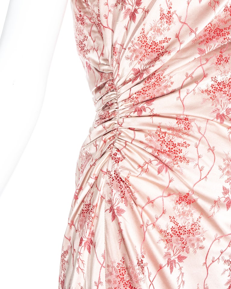 Prada pink silk brocade cheongsam style mid-length dress, ss 2002 at ...