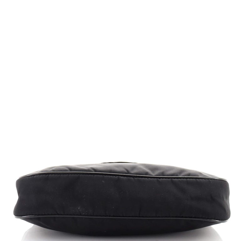 Prada Pochette Shoulder Bag Tessuto and Leather Small at 1stDibs