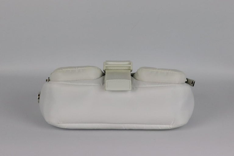 Prada Pocket Leather And Nylon Shoulder Bag For Sale at 1stDibs