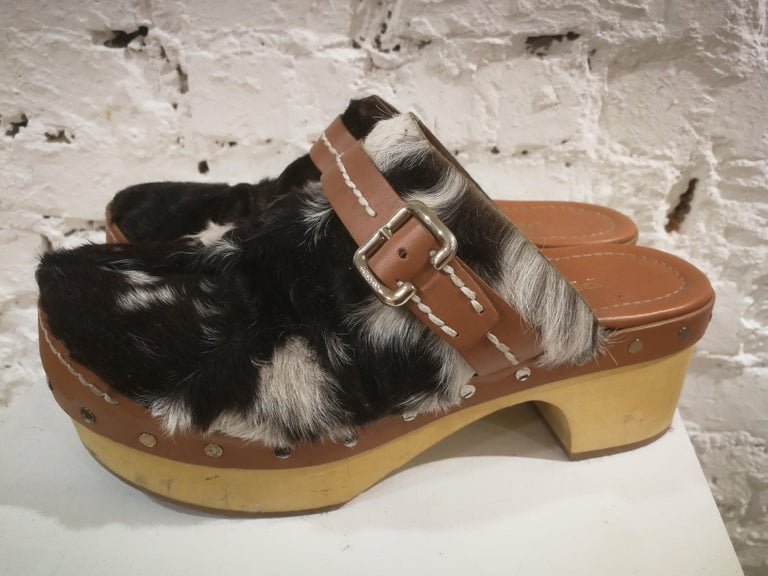 Prada Pony Hair Shoes For Sale at 1stDibs