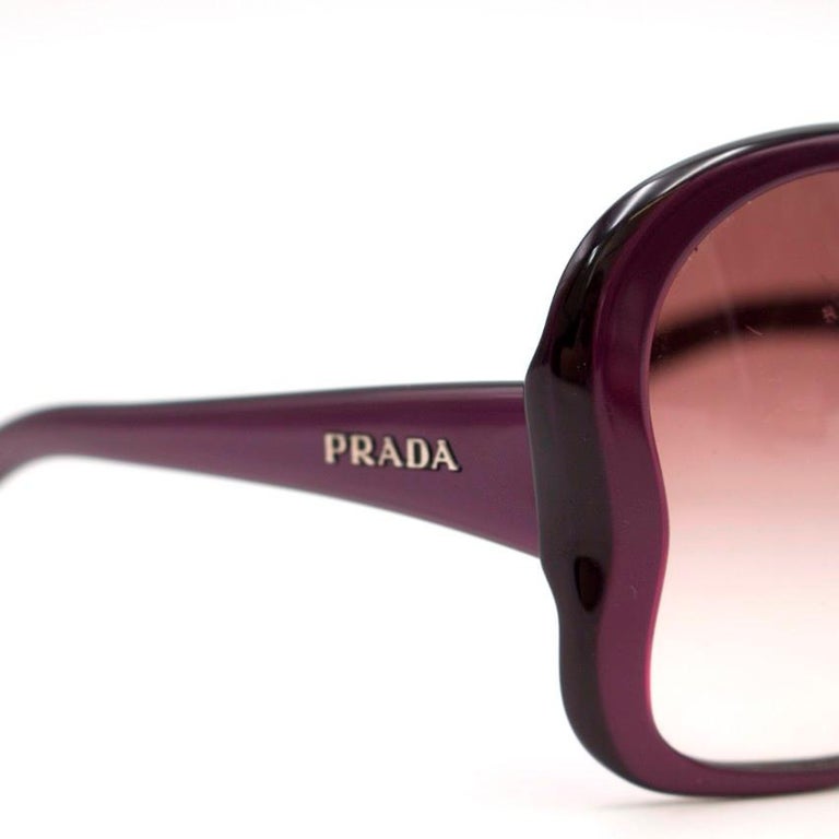 Prada Purple Oversized Sunglasses For Sale at 1stDibs | purple prada ...